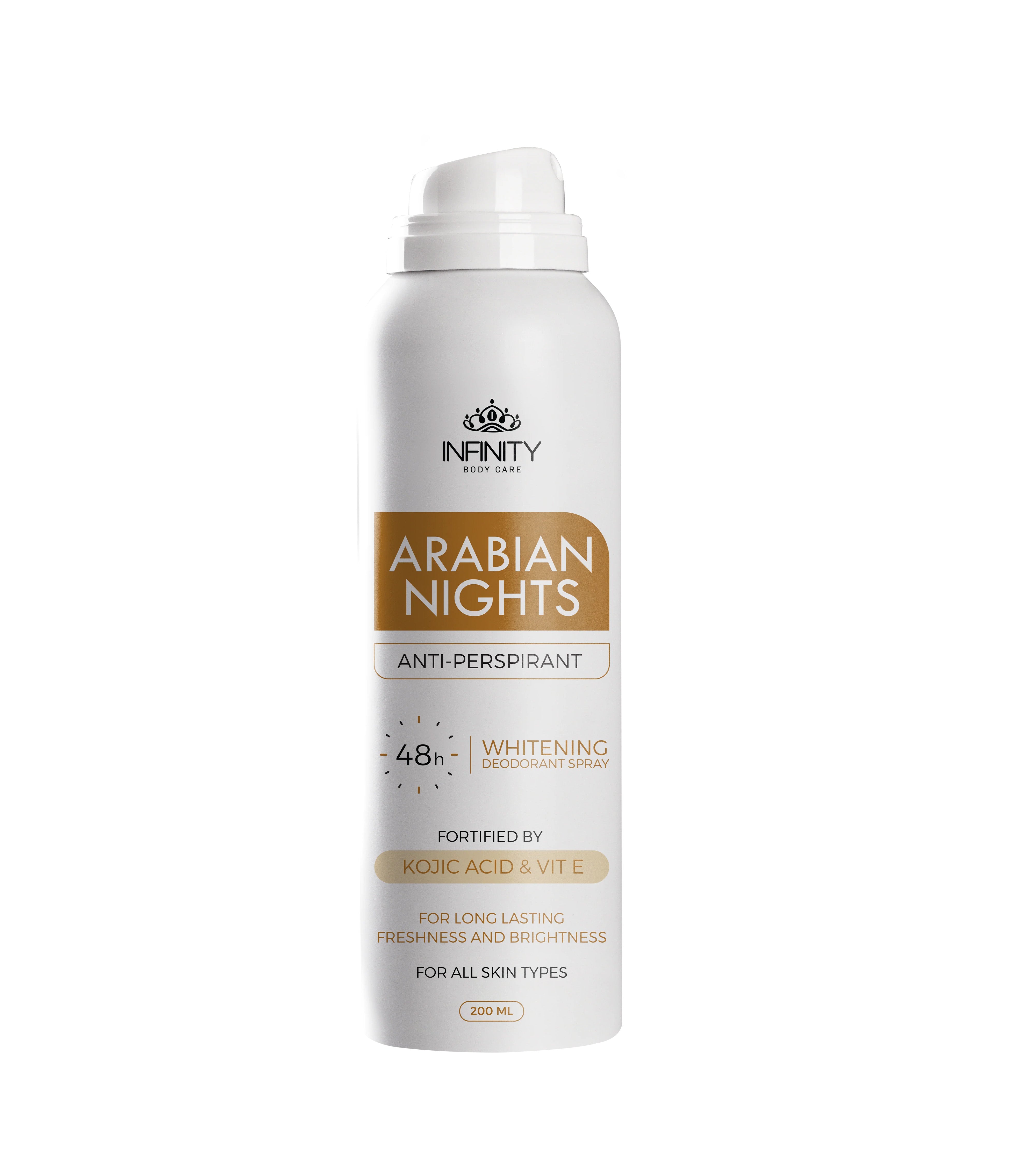 Infinity Deodorant Spray Anti-Perspirant Arabian Night 200 ml – Arkhsly