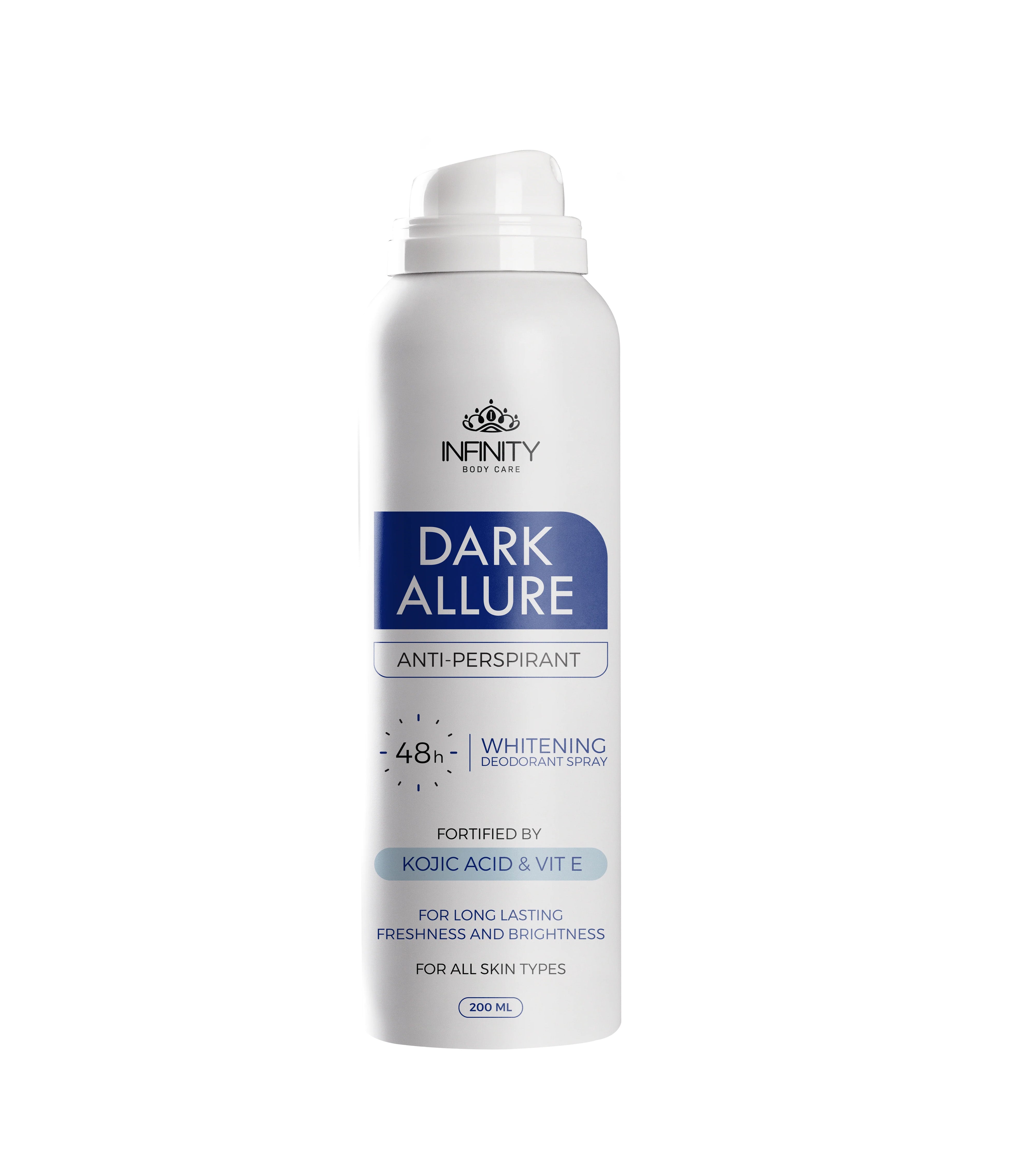Infinity Deodorant Spray Anti-Perspirant Dark Allure 200 ml – Arkhsly